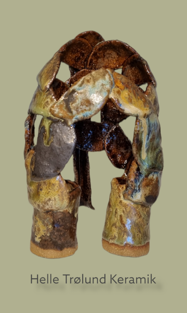 Elefant skulptur nr. 15 “SPLIT” 2-delt, 13 cm – LerGalleriet / HT ...