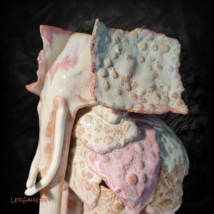 Elefant – Signature elephant nr 45 – LerGalleriet / HT Keramik