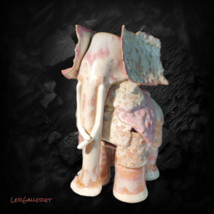 Elefant – Signature elephant nr 45 – LerGalleriet / HT Keramik